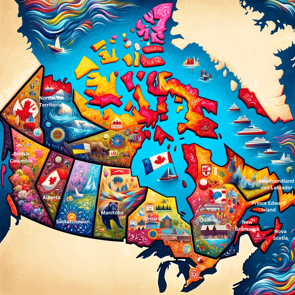 Canadian Provinces and Capitals - All About Citizenship